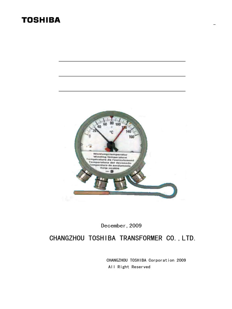 E2002234rev5 Winding Temperature Indicator | PDF | Transformer | Rust
