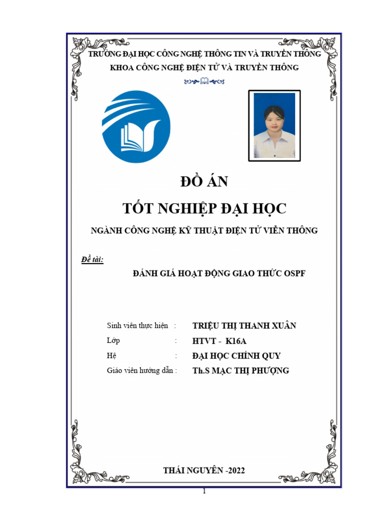 Đánh Giá Ho T Đ NG Giao TH C Ospf | PDF