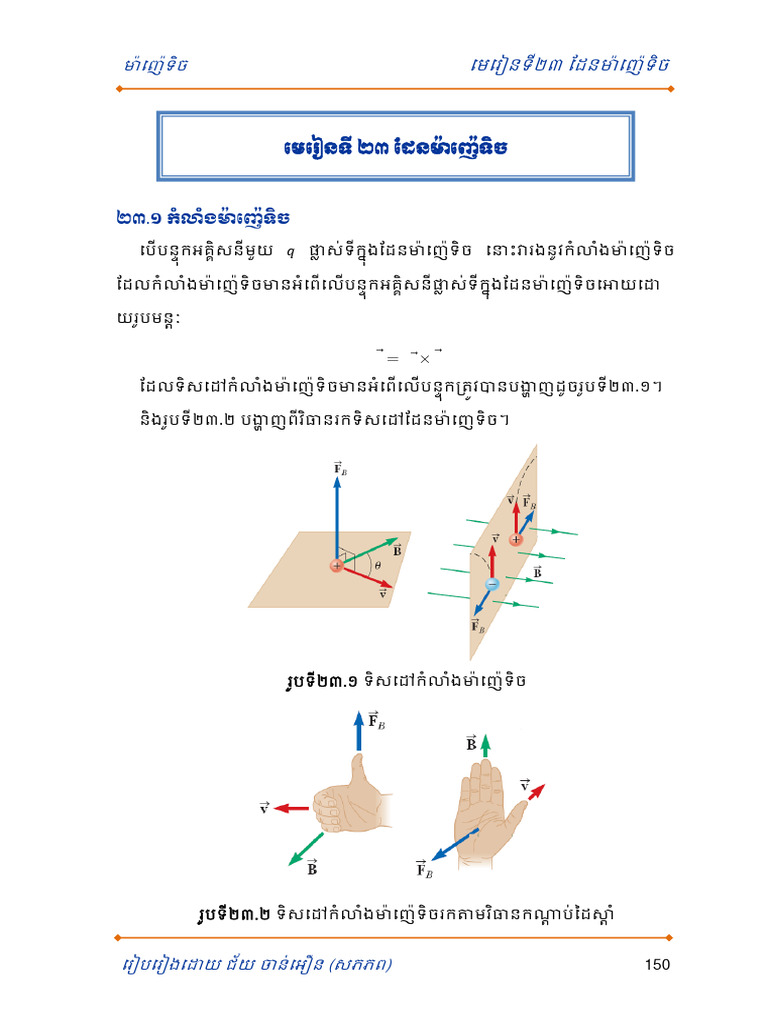 Chapter 23 Magnetic Field | PDF