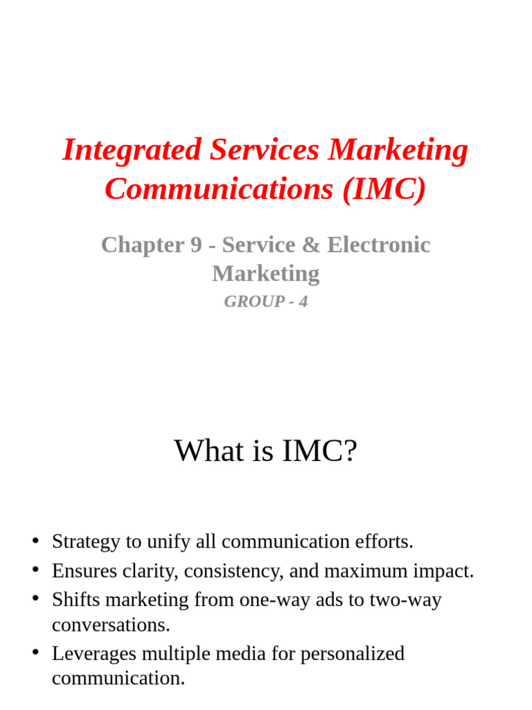 Chapter9 IMC Presentation Updated | PDF