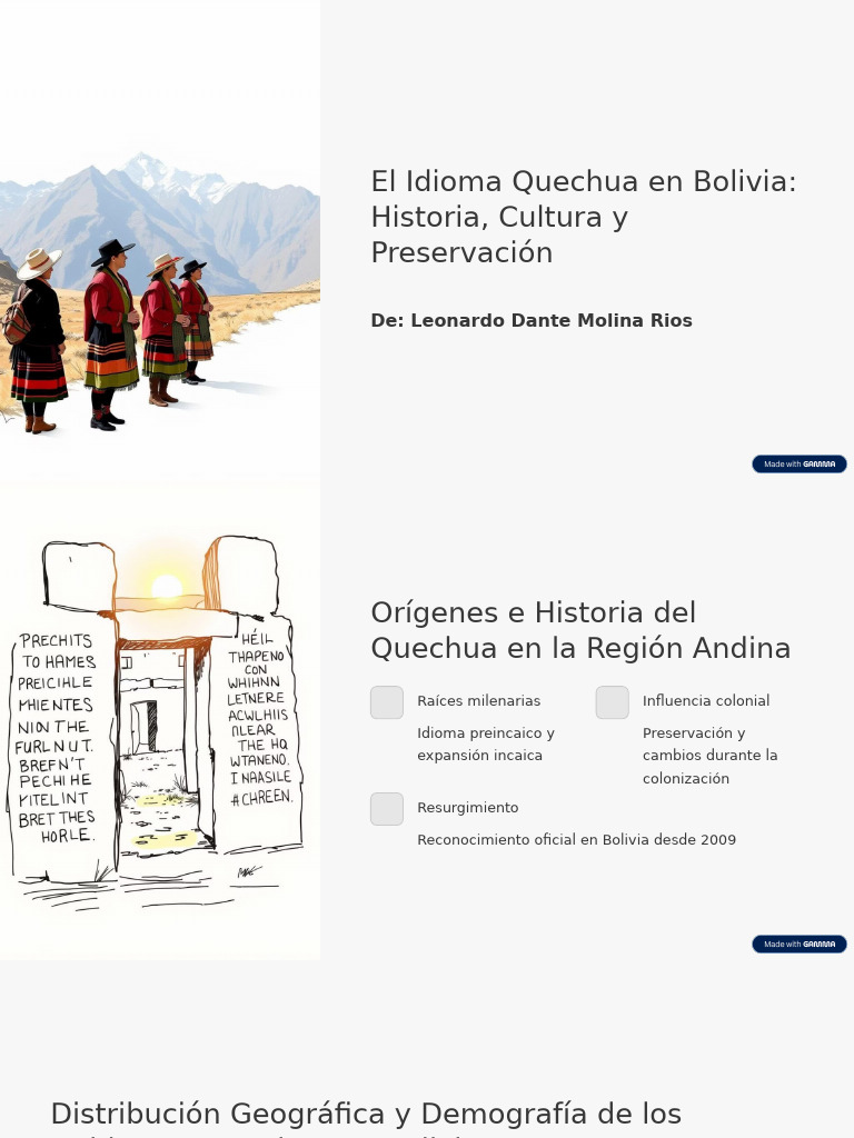 Quechua de Leonardo Trabajo | PDF