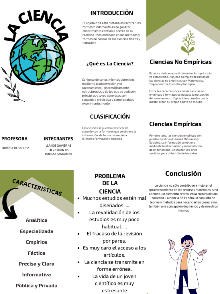 Tríptico La Ciencia | PDF | Science | Empirismo