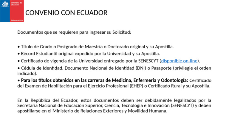 Ecuador Documentos | PDF