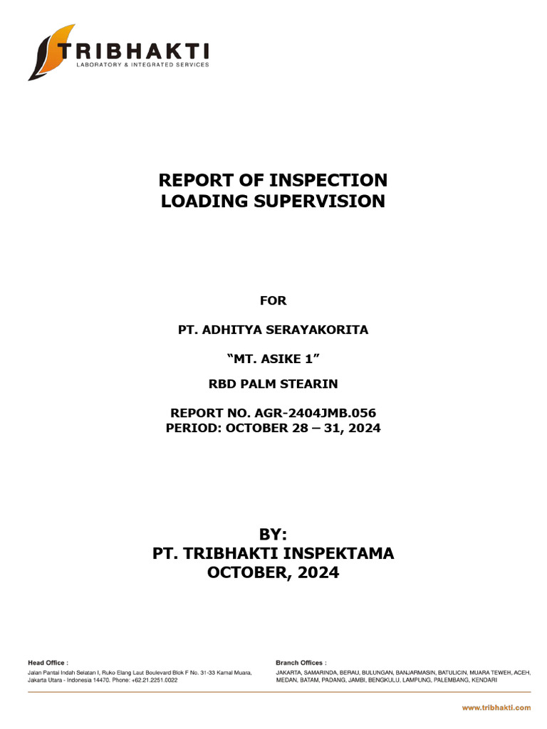 Scanned Report Loading of MT. Asike 1 (SO-50935) | PDF | Density | Cargo