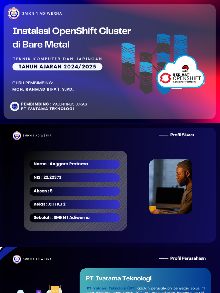 Deploying Cluster Openshift - Anggara Pratama | PDF