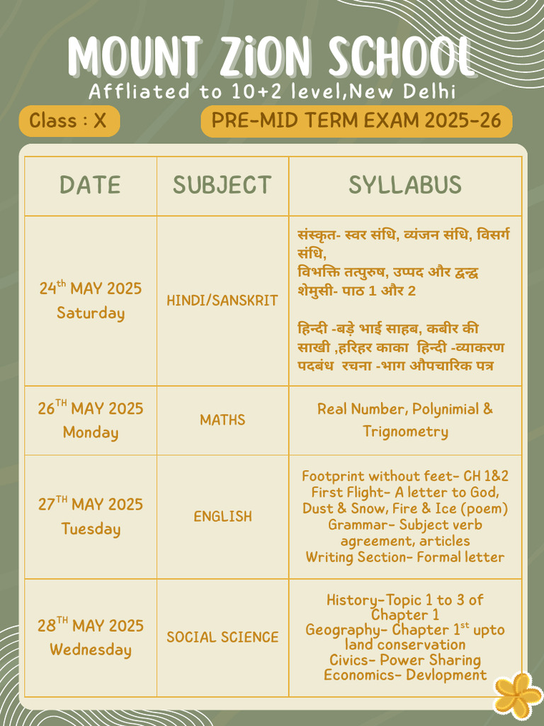 Exam Routine | PDF