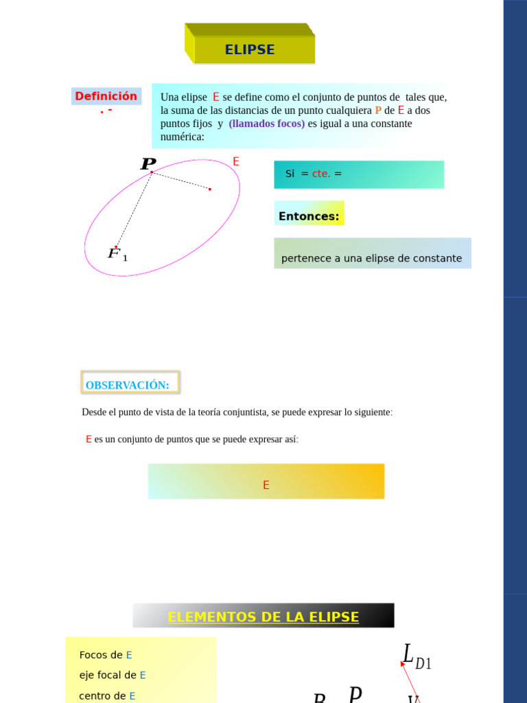 6. Elipse | PDF | Elipse | Línea (geometría)
