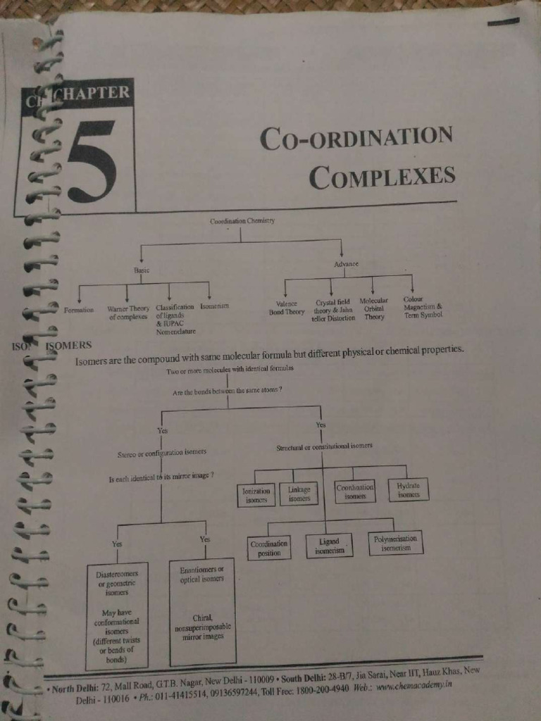 Coordination Complexes Ilovepdf Compressed | PDF