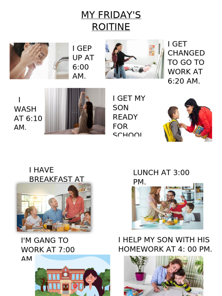 My Friday Morning Routine | PDF
