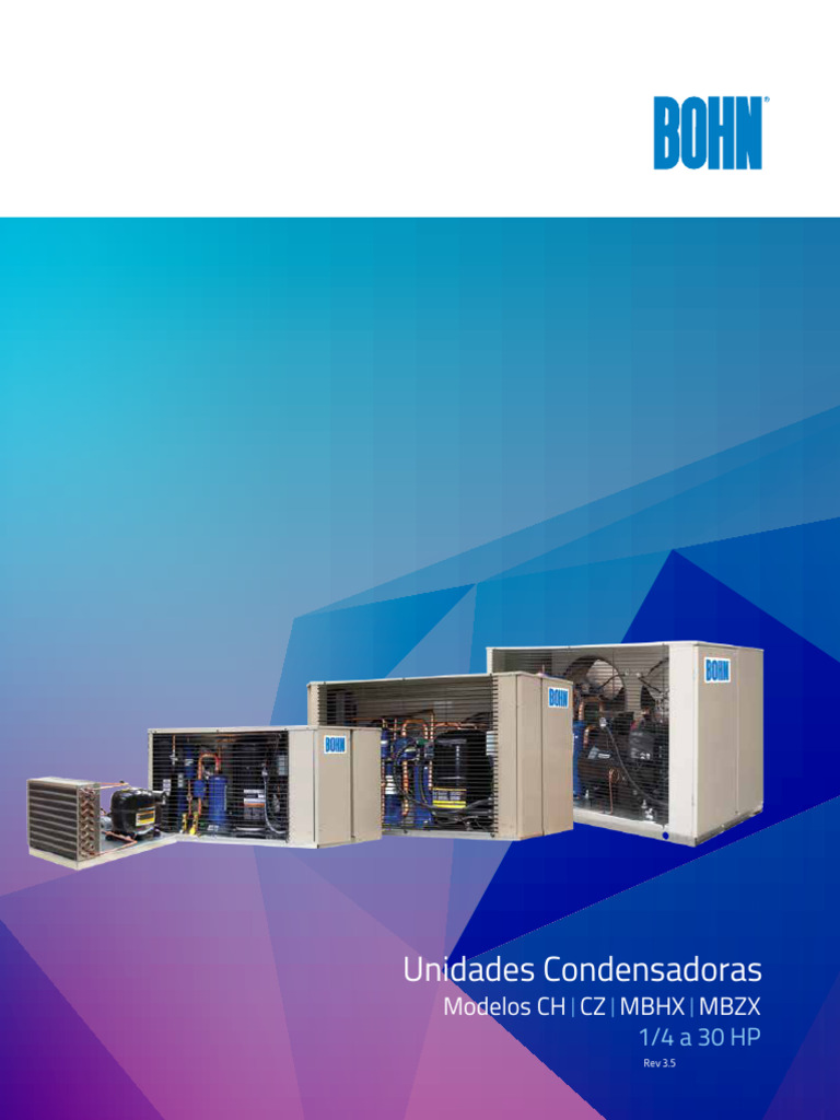 BCT 082 573 1A Unidades Condensadoras - CH - MBHX - MBZX | PDF ...