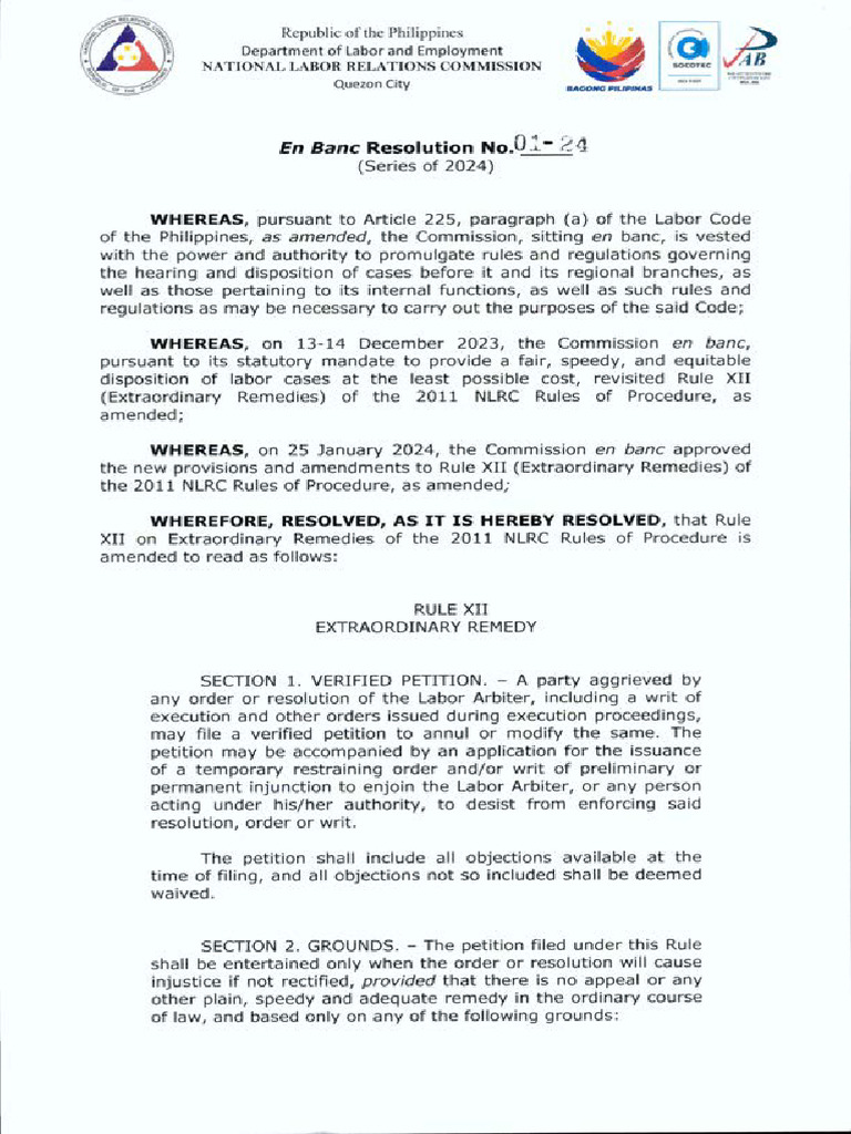 En Banc Reso No. 01 24 Compressed | PDF