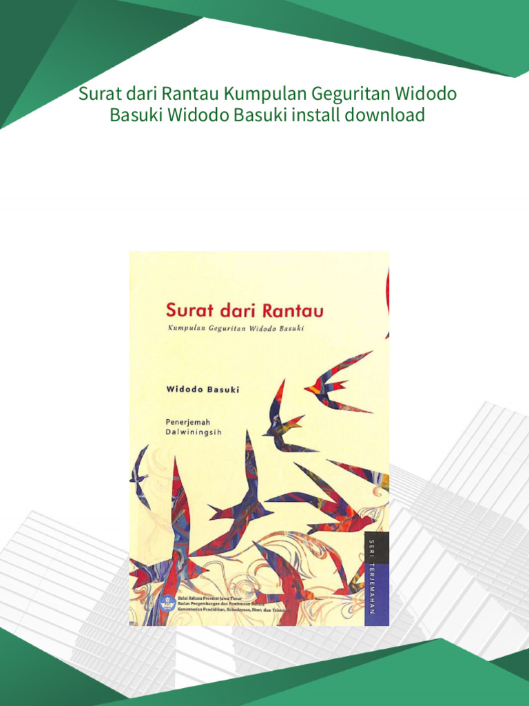 Surat Dari Rantau Kumpulan Geguritan Widodo Basuki Widodo Basuki Download | PDF | Project Gutenberg