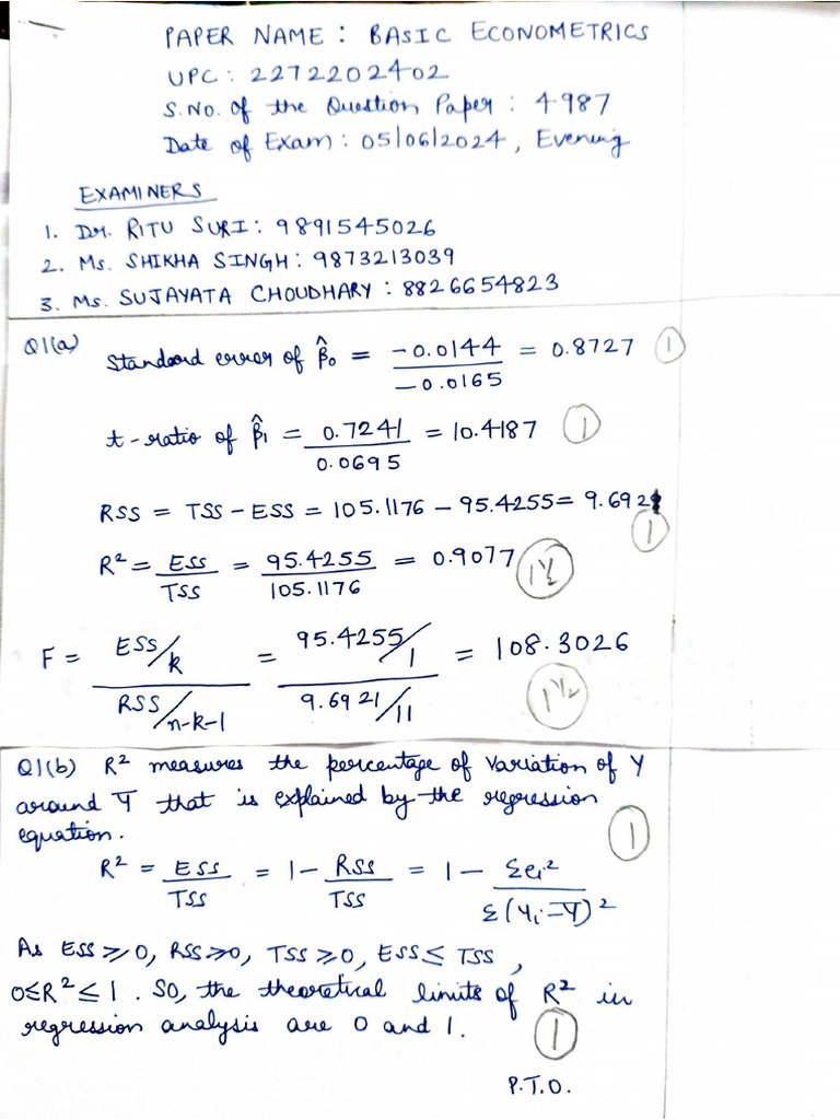 Marking Scheme | PDF