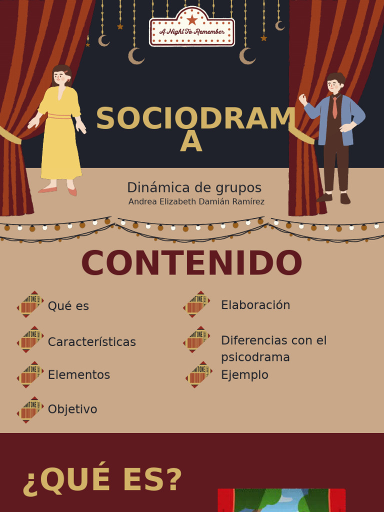 Objetivos Y Características Del Sociodrama Pdf