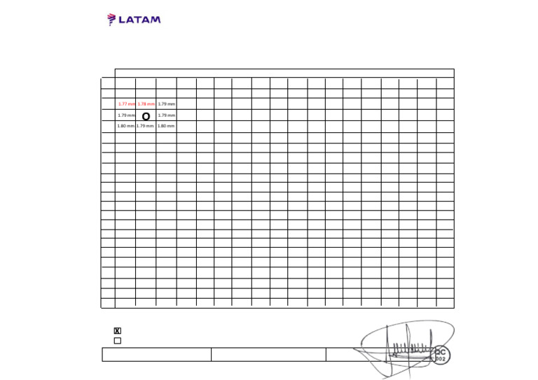 REPORT FORM 145-257 UT DAMAGE10 FR1 AREA Y330 to-Y330 SKIN WITH BURN ...