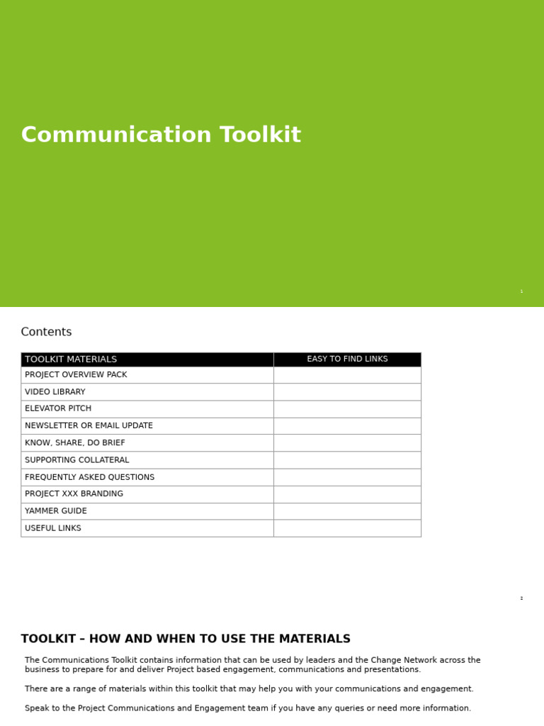 Design for Impact_PD-CMO-PD Comms Toolkit 202002 | PDF | Computing | Human Communication