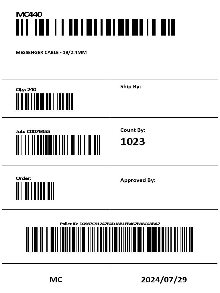 Completed Product Notice | PDF
