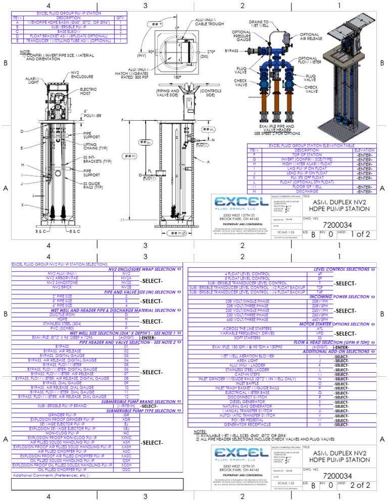 Excel at Drawing | PDF | Pump | Pipe (Fluid Conveyance)