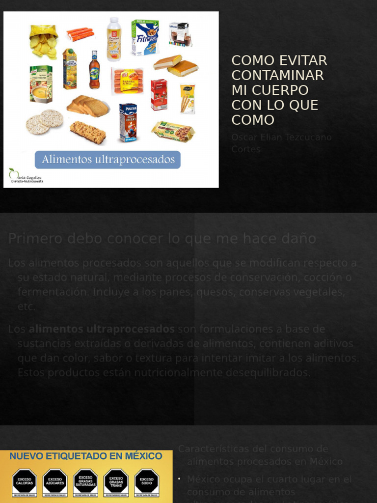 Como Evitar Contaminar Mi Cuerpo Con Lo Que | PDF | Alimentos | gordo