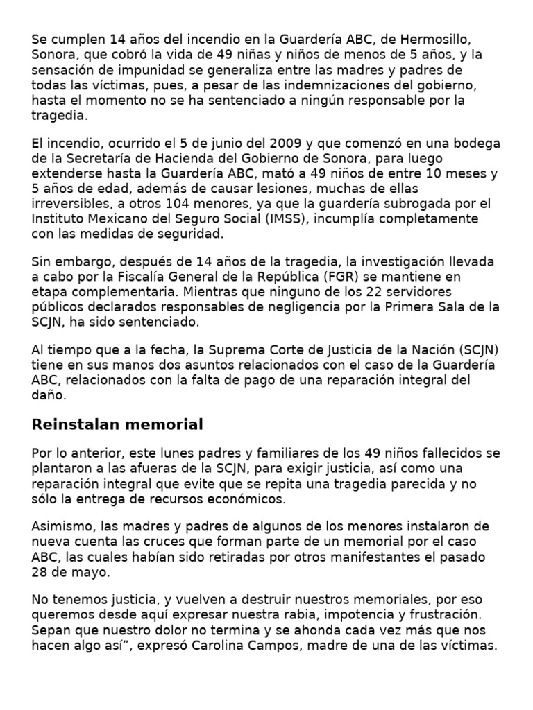 Guardería ABC | PDF