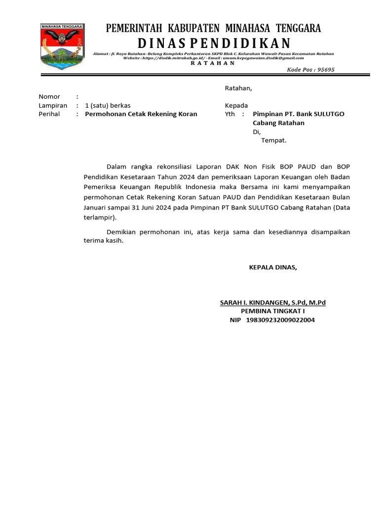 Permohonan RC Bank | PDF