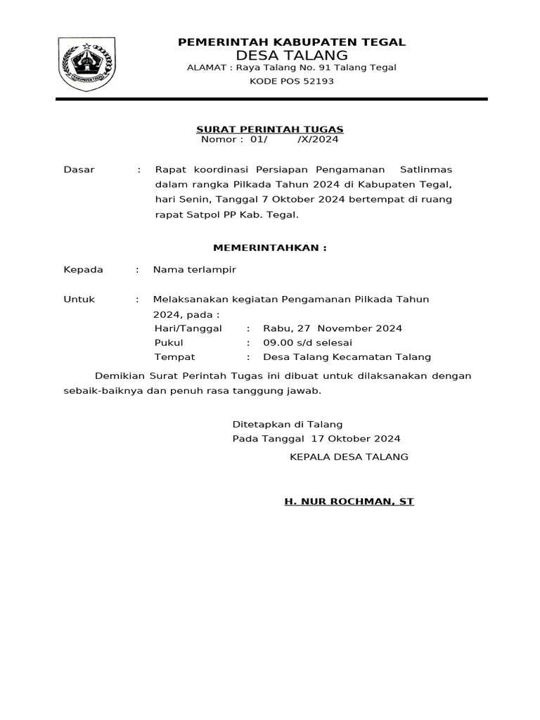 Daftar Nama Personil Linmas Diluar Tps 2024 | PDF