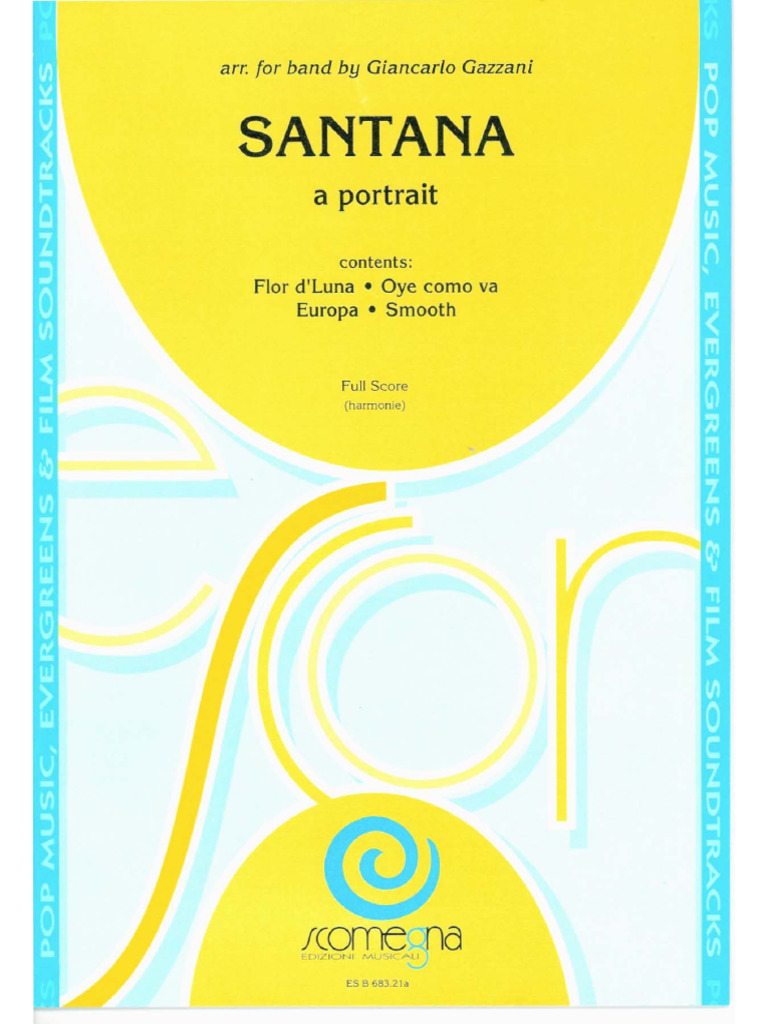 Tenor sax-Santana-a-Portrait-Concert-Band 2 | PDF