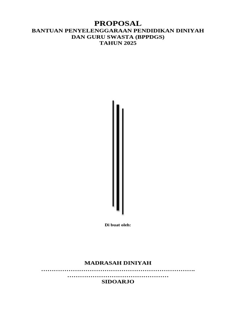 Proposal Bppdgs 2025 | PDF