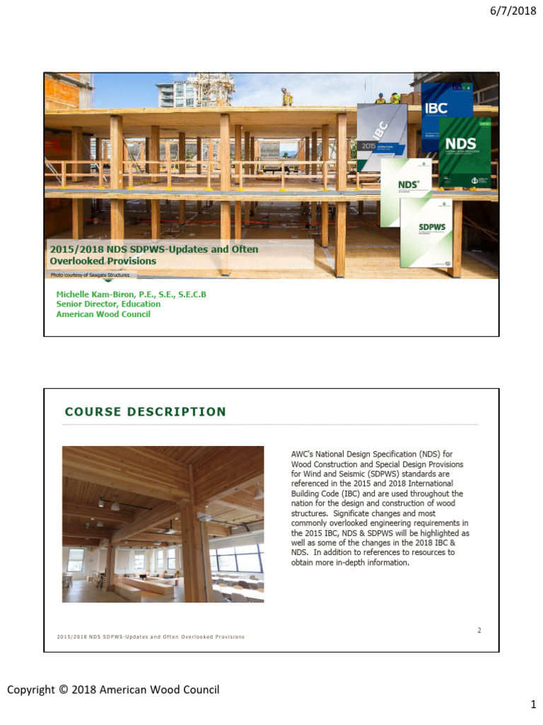 2015-2018 NDS SDPWS-Updates and Often Overlooked Provisions | PDF ...