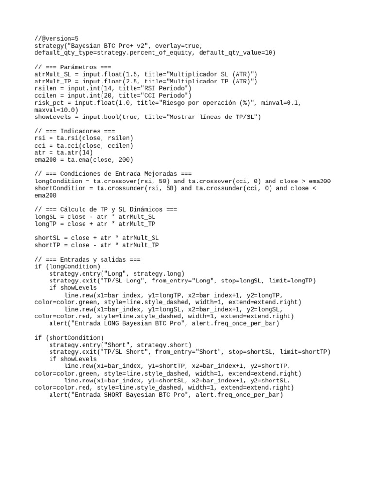 Script para Trader View BTC | PDF