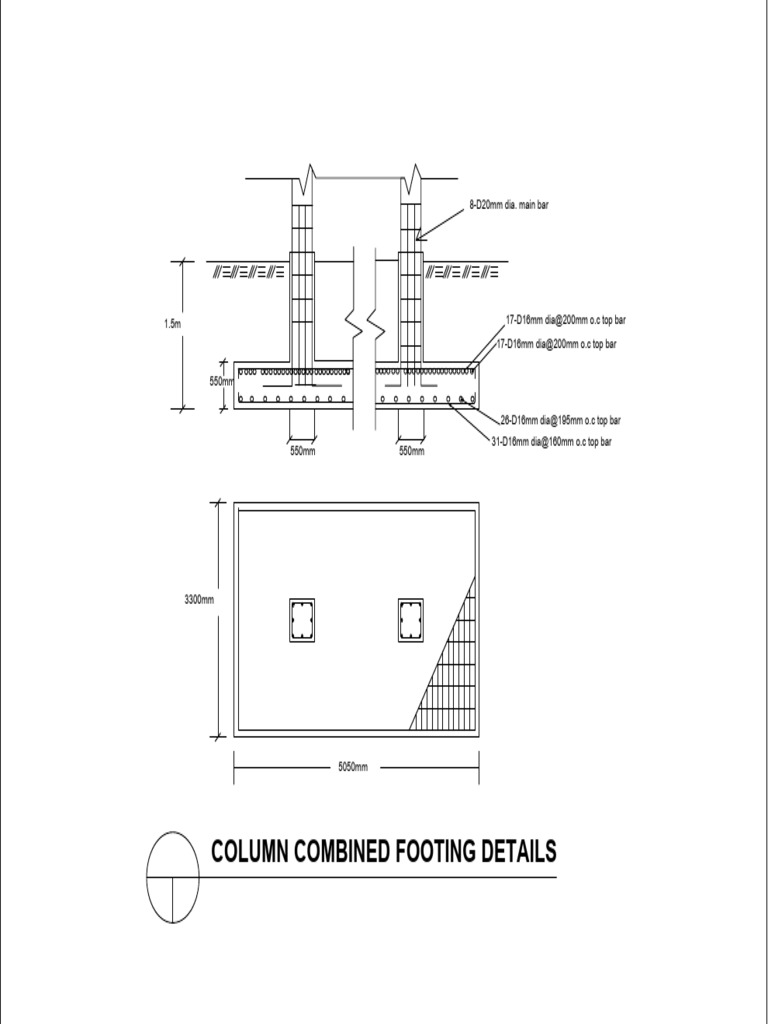 Column Combined Footing | PDF