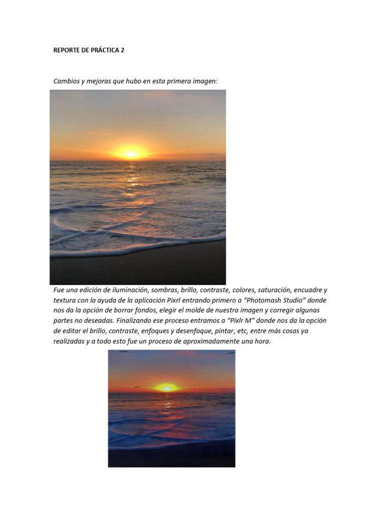 Reporte de Práctica 2 | PDF