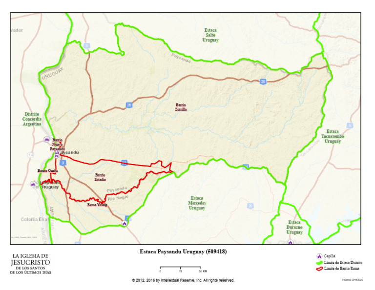 Estaca Paysandu Uruguay - (509418) - Tamanho - Papel Carta | PDF