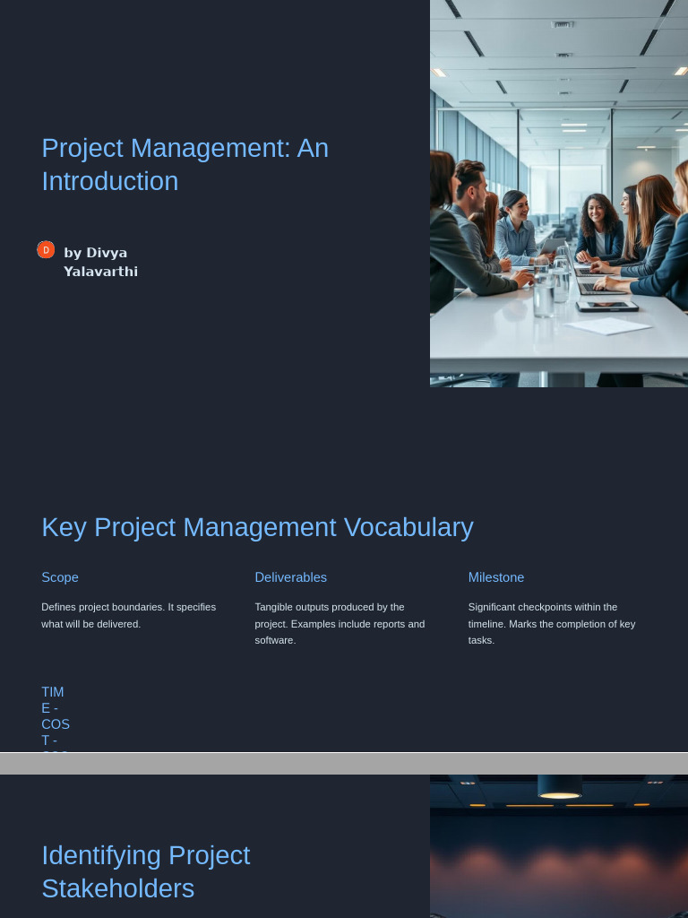 Intro To Project Management | PDF | Project Management | Business