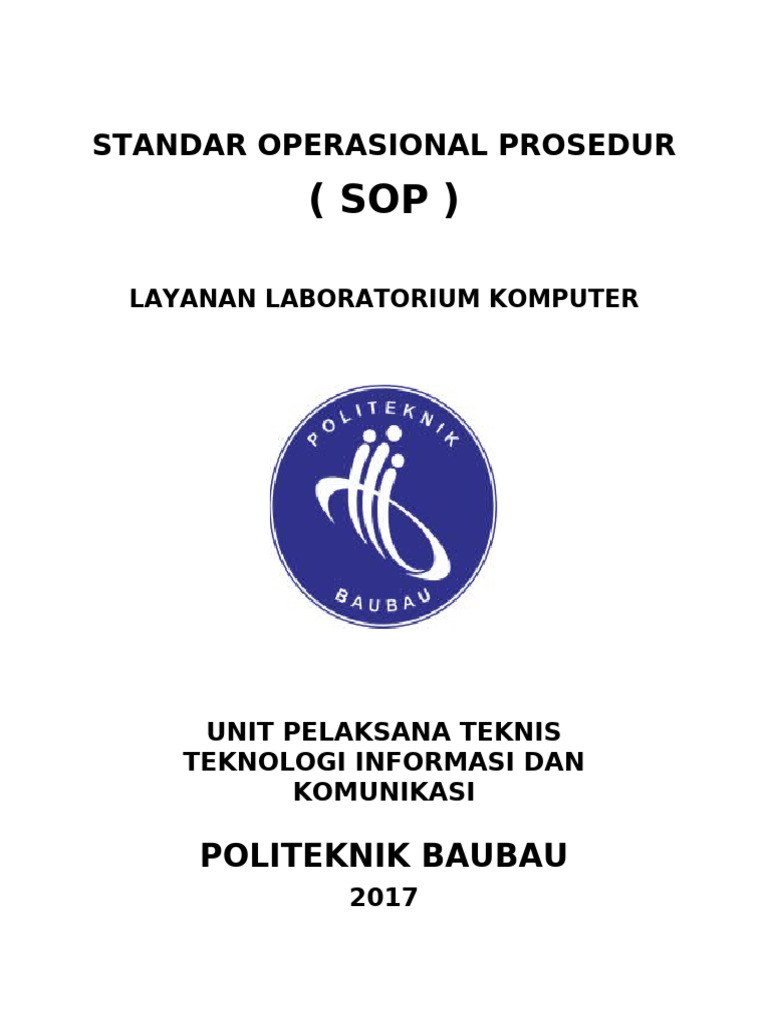 Sop Layanan Lab. Komputer | PDF
