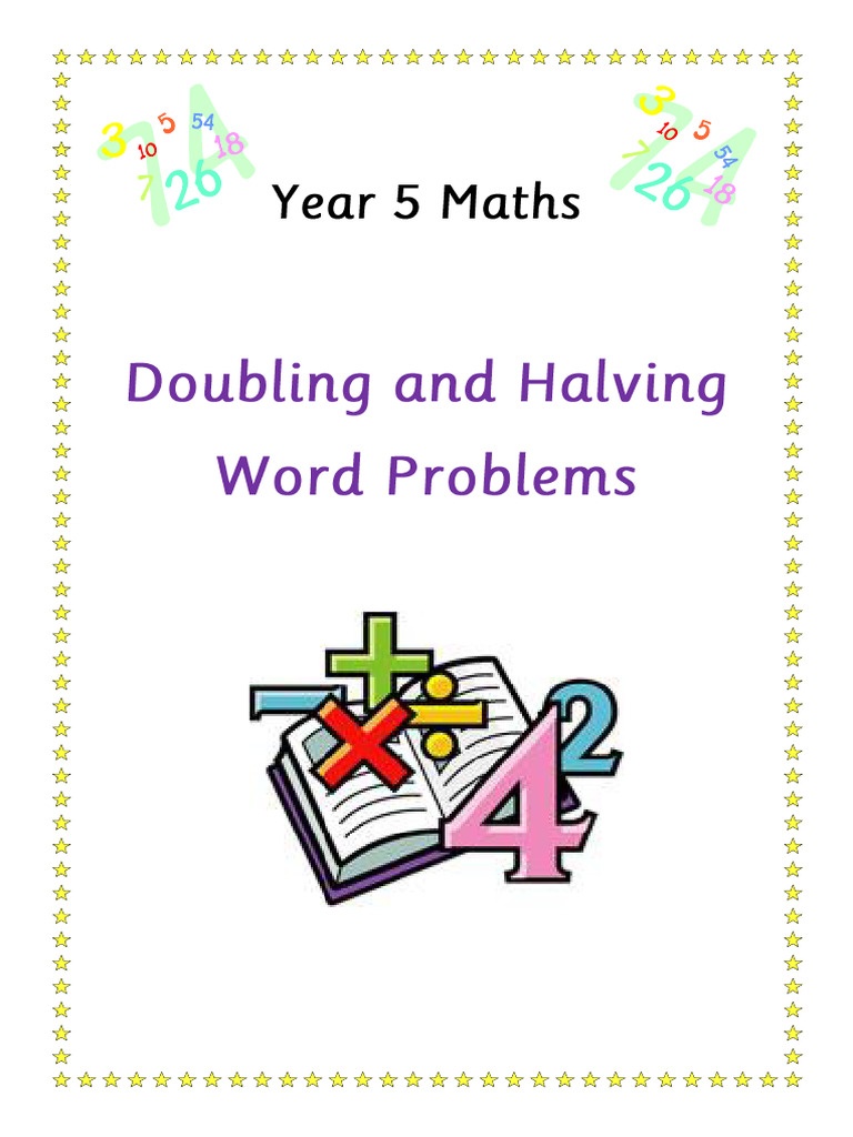 Doubling and Halving Word Problems (HA) | PDF