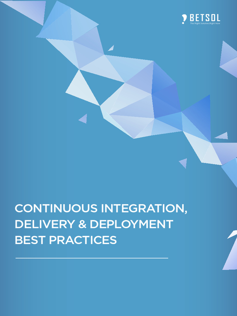 BETSOL 2015 White Paper Continuous Integration | PDF | Software | Agile Software Development