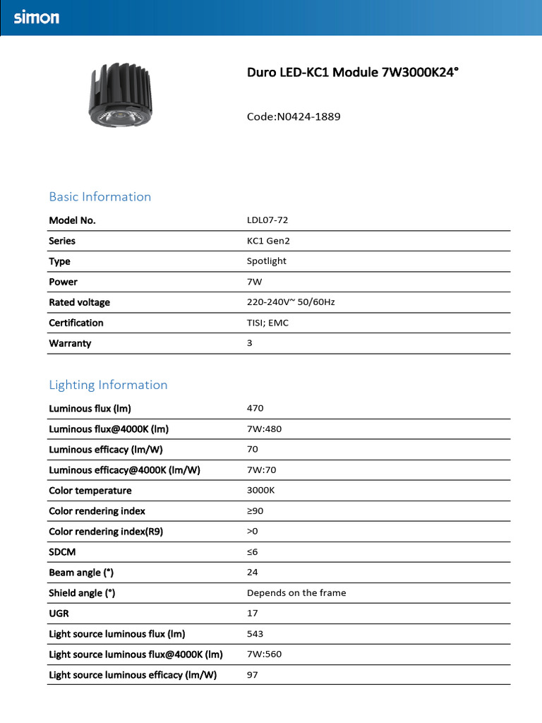 LT08 - Wall Washer (N0424-1889 + N0424-0232) | PDF | Electromagnetic ...