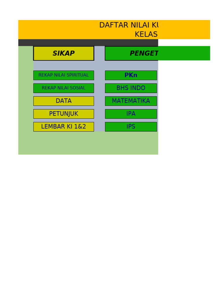 6b.daf Nilai Manual KL 6 | PDF