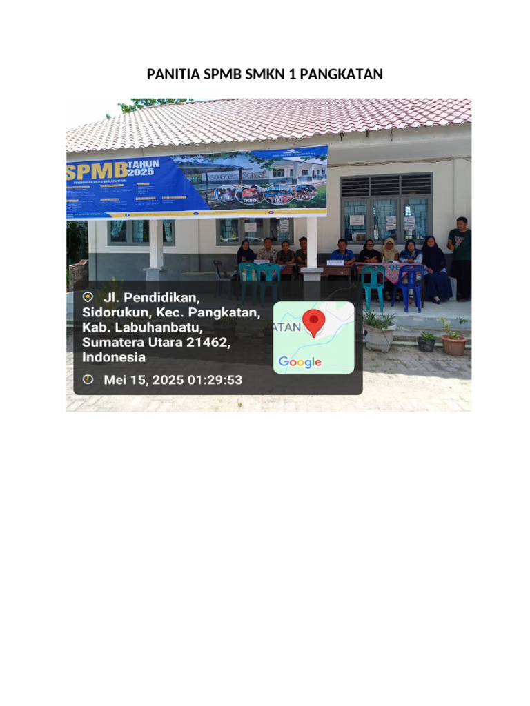 Panitia SPMB SMKN 1 Pangkatan | PDF