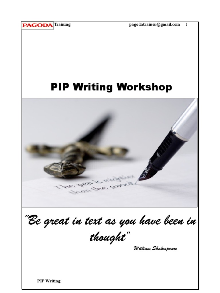 PIP Writing Workshop Manual | PDF | Essays | Homework