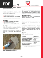 NITOMORTAR FC - Data Sheet & MS For Application | PDF | Adhesive ...