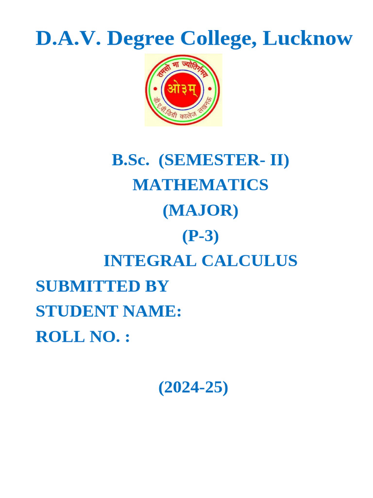 Even Sem Page Cover | PDF