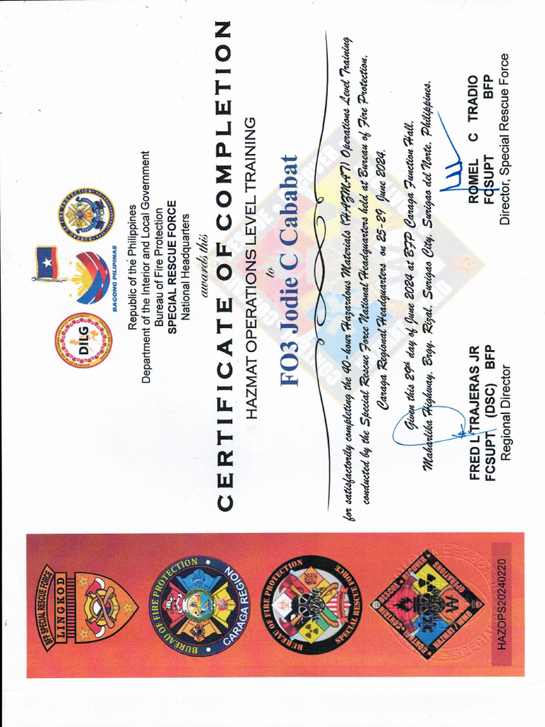 Hazmat Operations Level | PDF