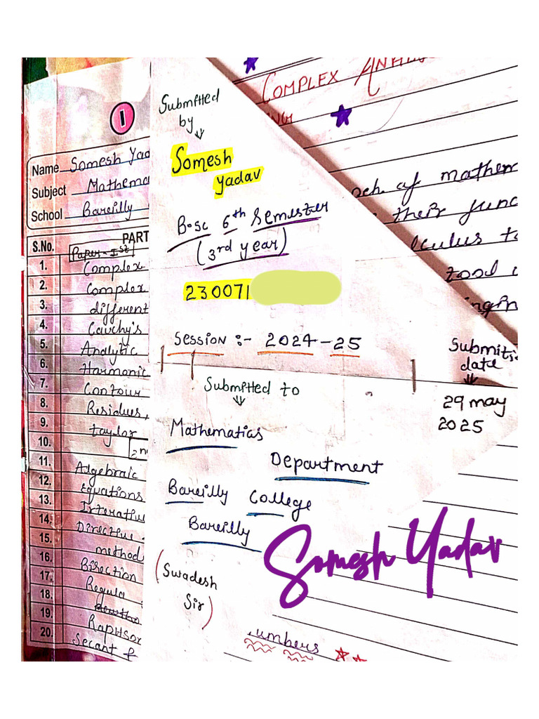 Application of Complex Analysis in Engineering | PDF