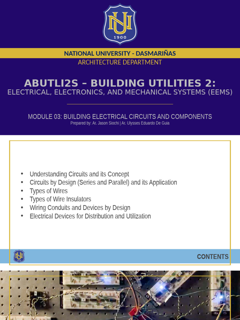 Building Electrical Circuits Overview | PDF | Series And Parallel ...