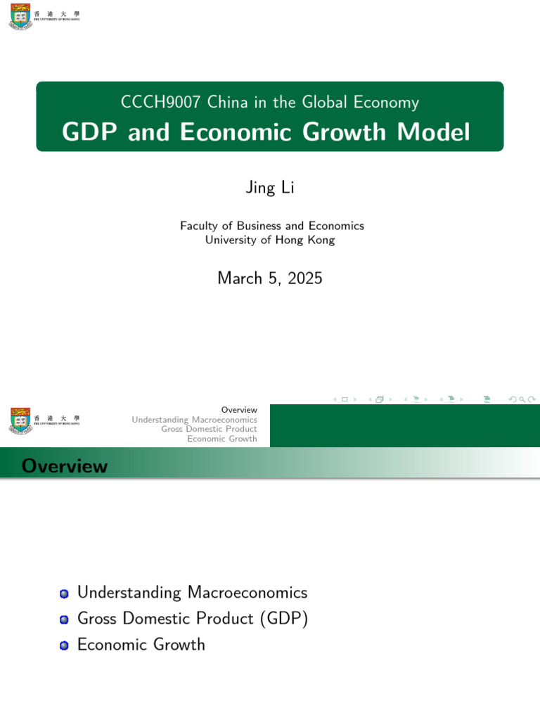 Topic 3 - GDP and Economic Growth | PDF | Gross Domestic Product ...