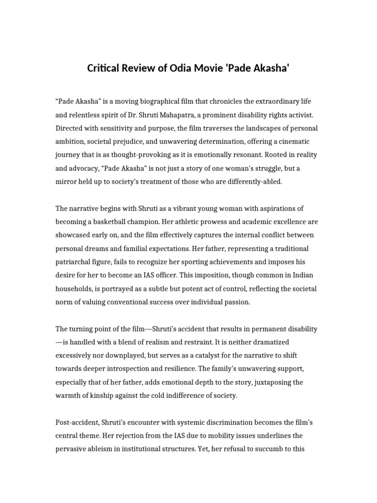 Critical Review Pade Akasha | PDF | Disability | Social Psychology