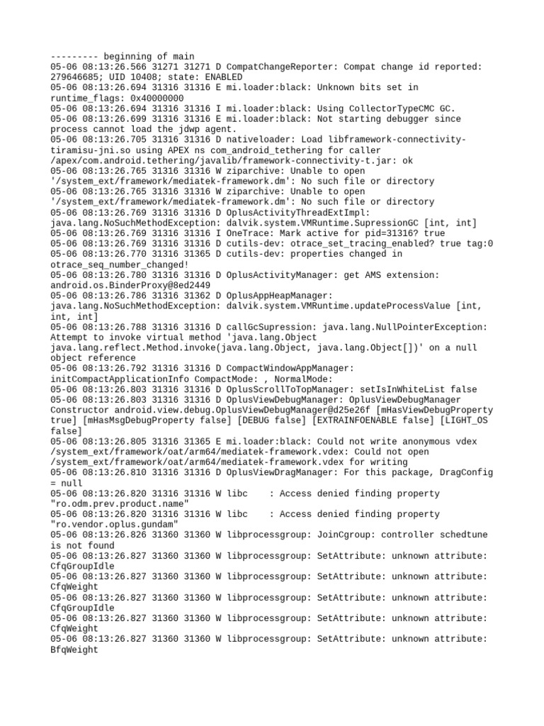 Com.bgmi.Loader Logcat | PDF | Computer Architecture | Computing