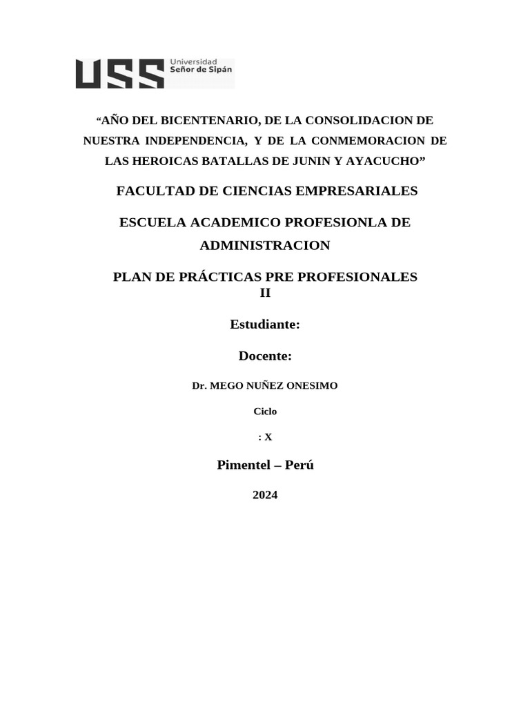 Informe Final_de Practicas 2024 | PDF